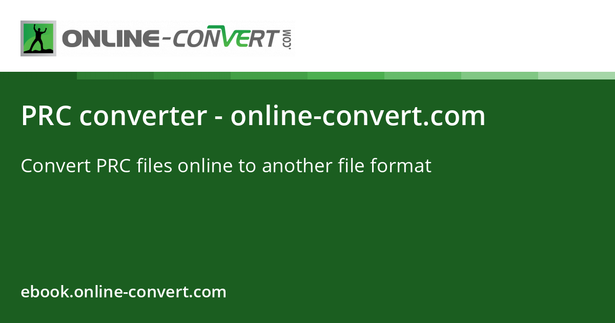 PRC converter - online-convert.com