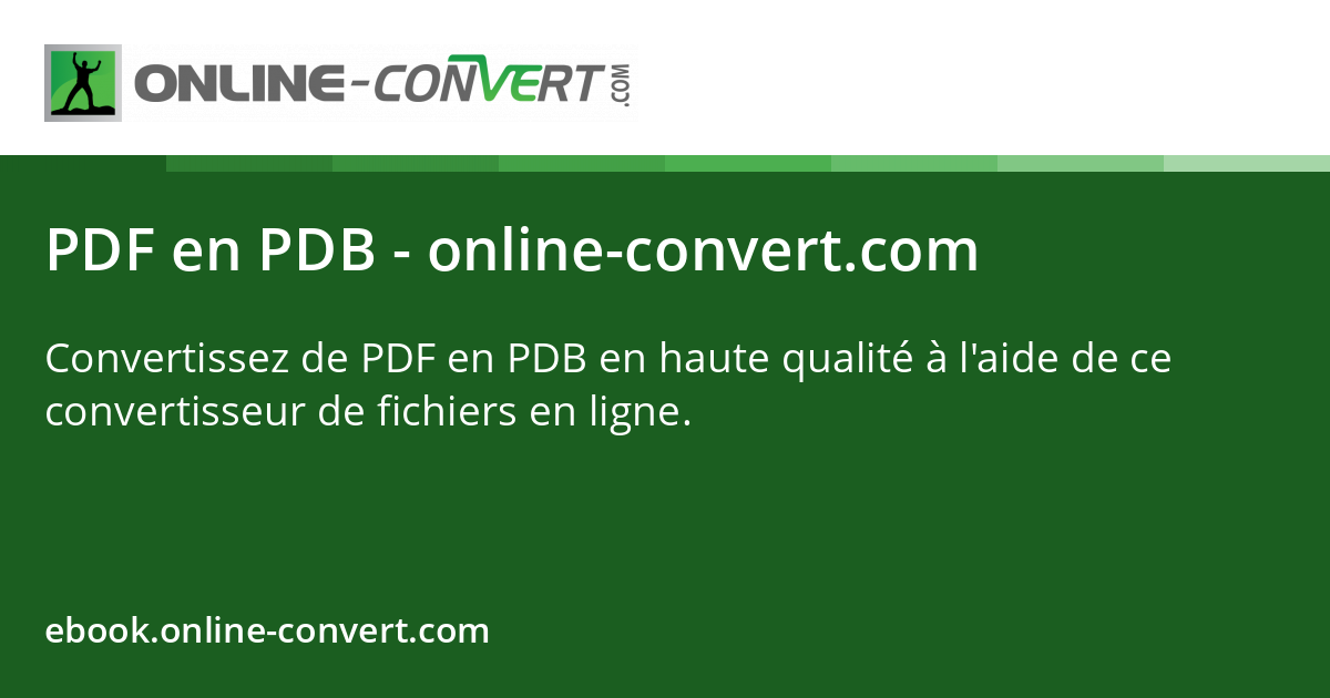 PDF en PDB - online-convert.com