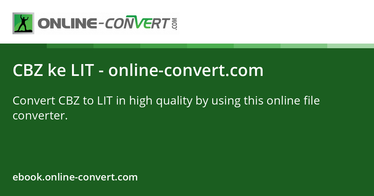 CBZ ke LIT - online-convert.com