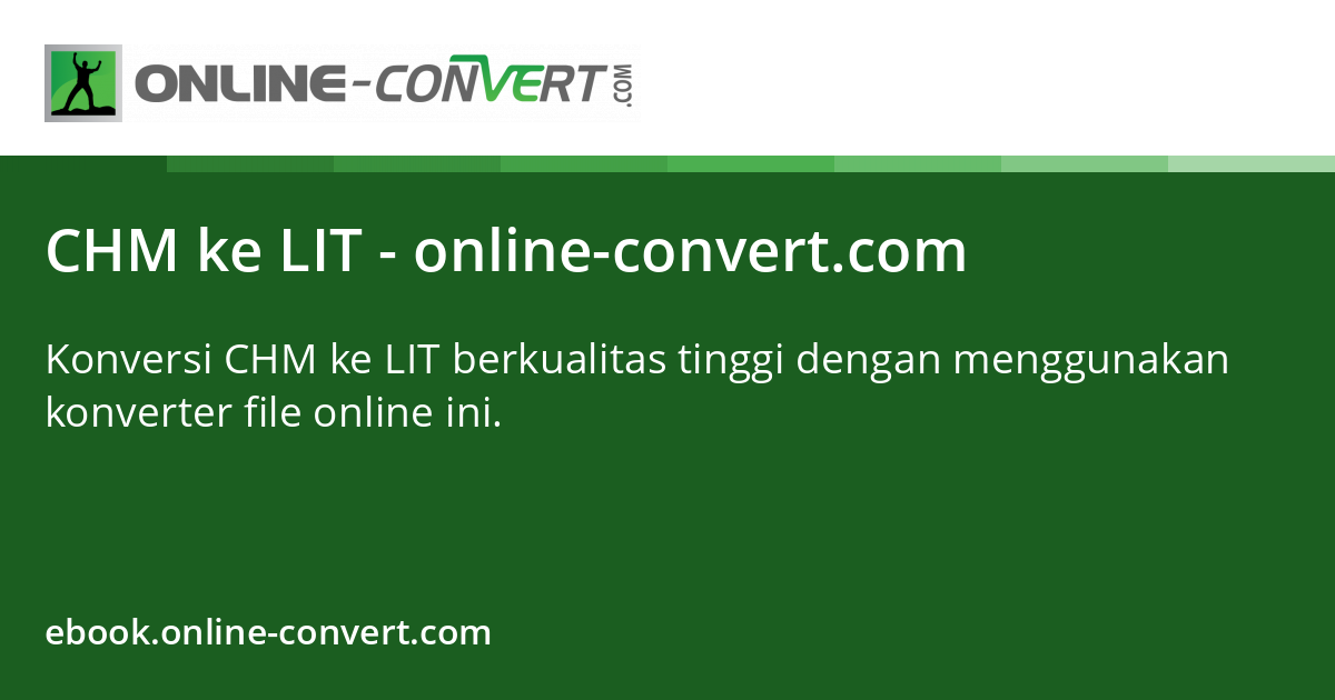 CHM ke LIT - online-convert.com