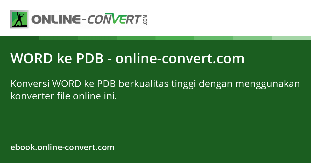 WORD ke PDB - online-convert.com