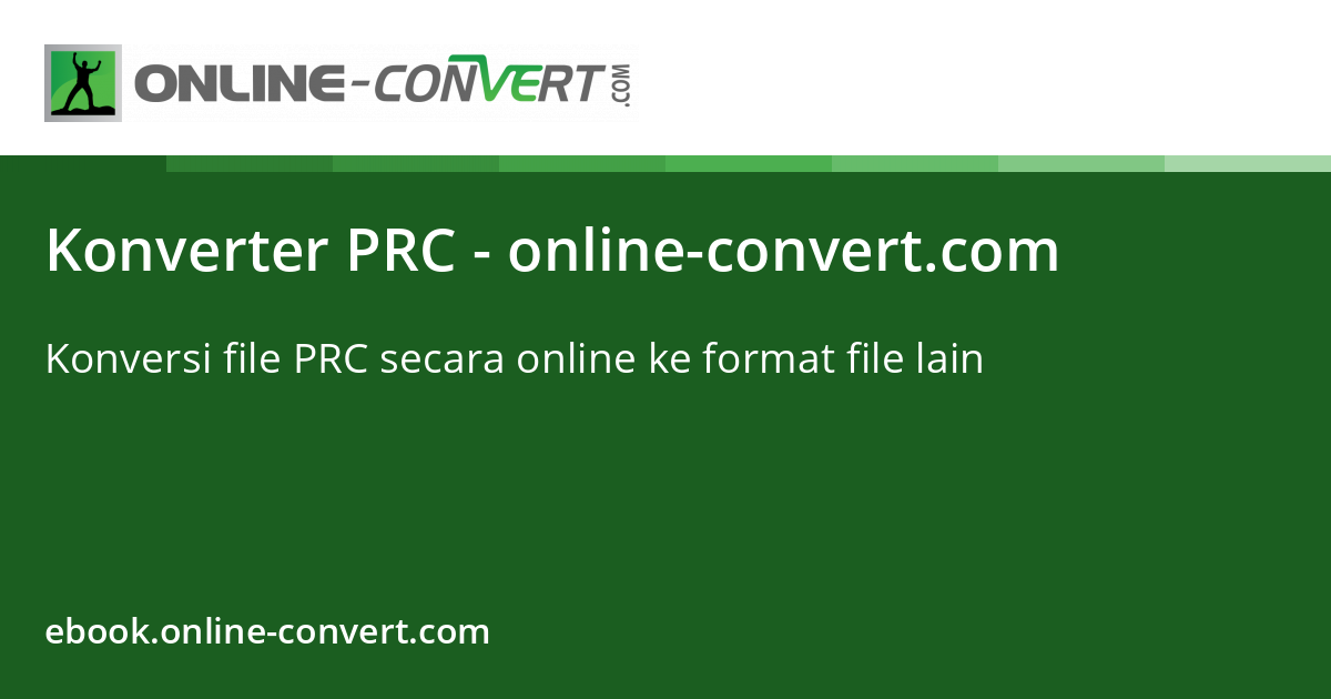 Konverter PRC - online-convert.com