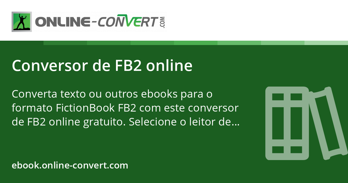 Conversor de FB2 online